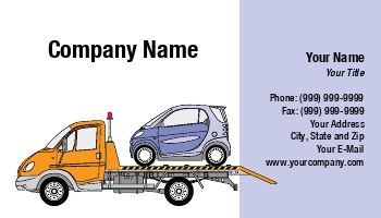 Repossession Company Business Cards