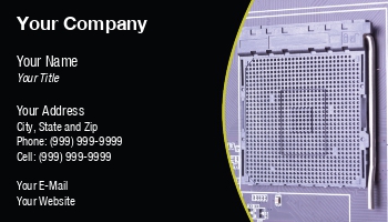 Technician Computer Business Cards
