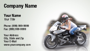 Motocross Business Cards