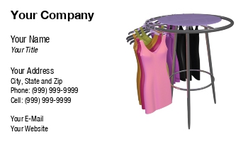 Display Fixtures Business Cards