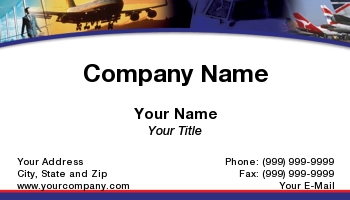 Flight Attendant Business Cards