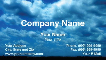 Weather Business Cards
