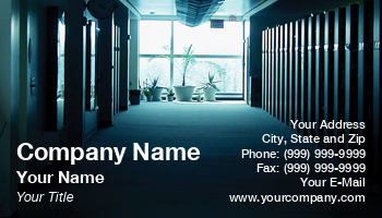 Glass Facade Business Cards