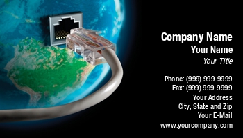 Internet Service Provider Business Cards