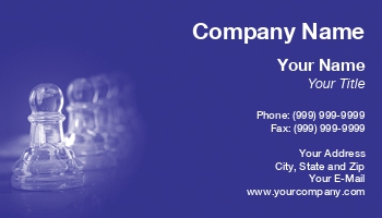 Chess Business Cards