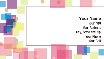 Basic Bordered Business Cards