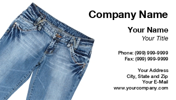 Jeans Business Cards