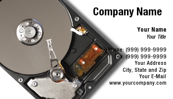 Computer Data Recovery Business Cards