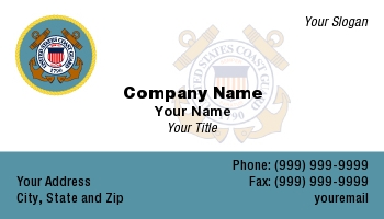 Coast Guard Business Cards