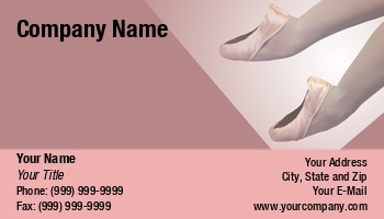 Ballet Business Cards