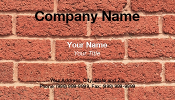 Siding Contractor Business Cards