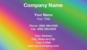 Gradient Business Cards