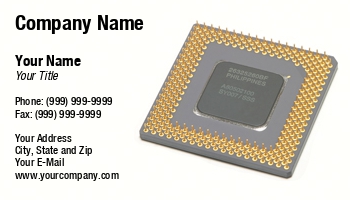 Computer Maintenance Business Cards