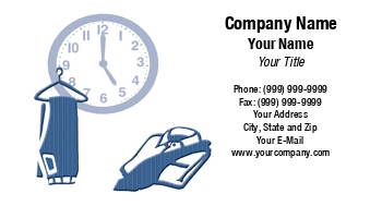 Dry Cleaning Business Cards