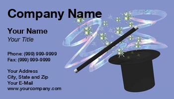 Magician Business Cards