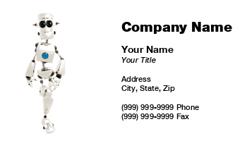 Robot Business Cards