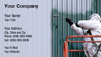 Powder Coating Business Cards