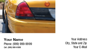 Cab Business Cards