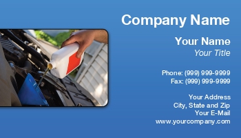 Quick Lube and Oil ChangeBusiness Cards