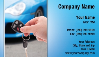 Valet Parking Business Cards