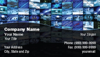 Television Editor Business Cards