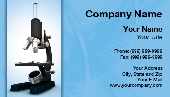 Pathologist Business Cards