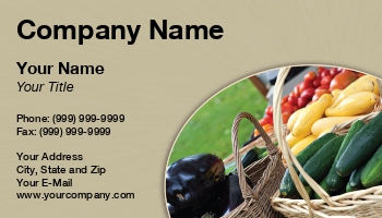 Street Vendor Business Cards