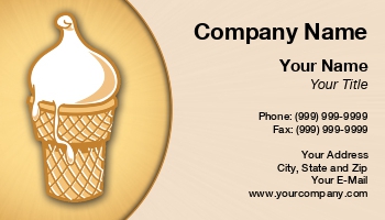 Ice Cream Business Cards