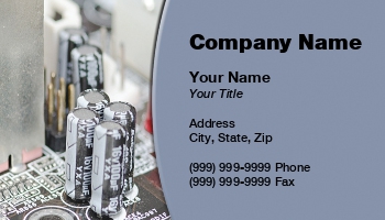 Technician Computer Business Cards