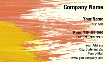 Powder Coating Business Cards