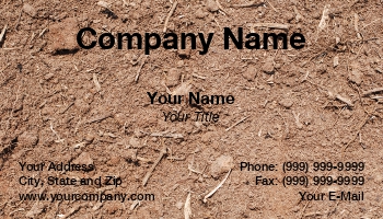 Geophysicist Business Cards