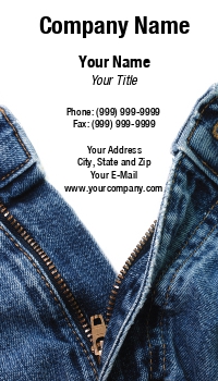 Denim Business Cards