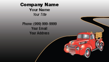 Truck Loader Business Cards