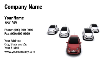 Valet Parking Business Cards