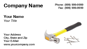 Carpenter Joiner Business Cards