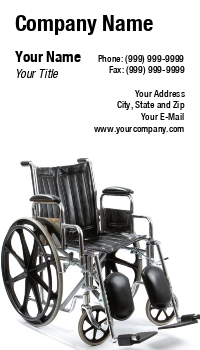 Handicap and Disability Business Cards