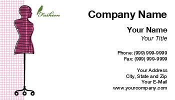 Apparel Designers Business Cards