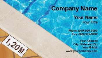Pool Service Business Cards