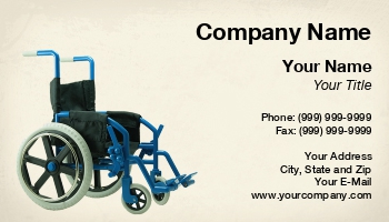 Disability Business Card Ideas