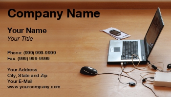 Computer Maintenance Business Cards