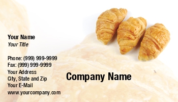 Croissant Business Cards