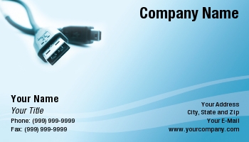 Cable Installation Business Cards