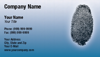 Fingerprinting Business Cards