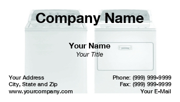 Appliance Repair Business Cards