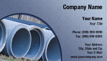 Sewer Business Cards