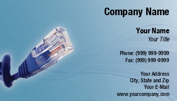 Technician Computer Business Cards