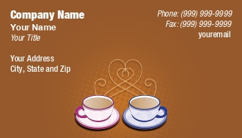 Beverage Business Cards