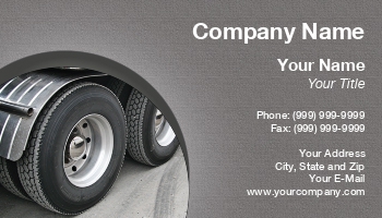 Tire Changer Business Cards