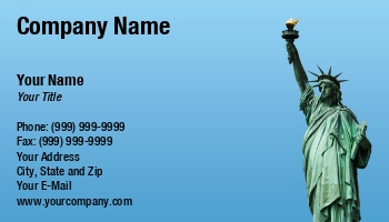 Monuments Business Cards