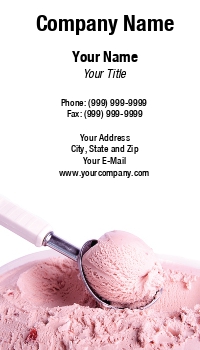 Ice Cream Business Cards